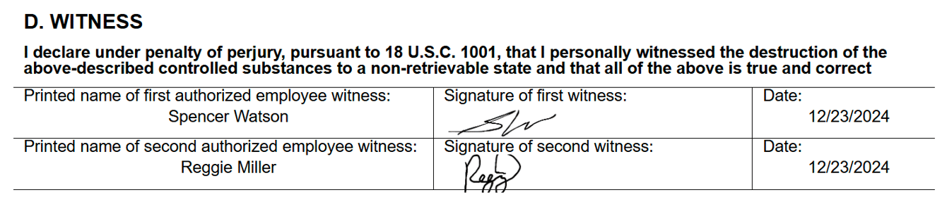 How to Complete a DEA Form 41 (Registrant of Controlled Substances ...