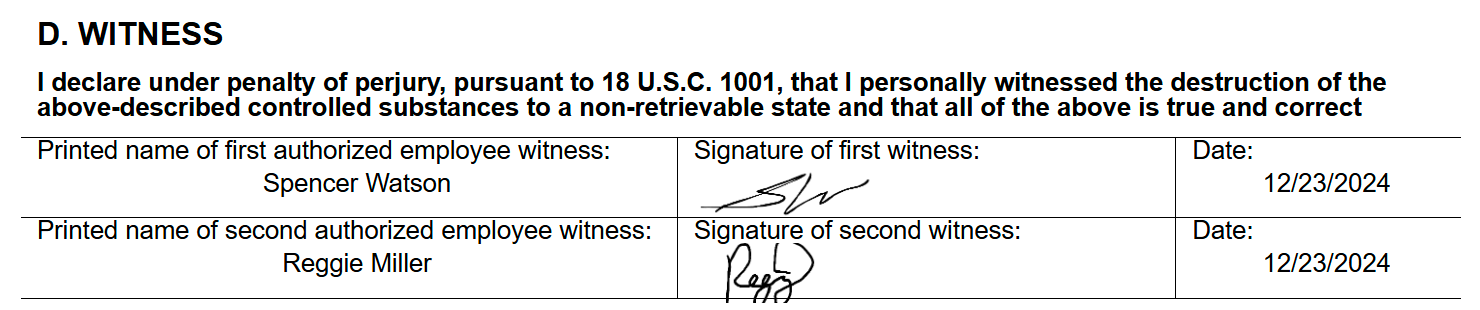How to Complete a DEA Form 41 (Registrant of Controlled Substances ...