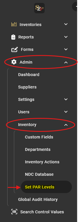 Setting and Overriding PAR Levels