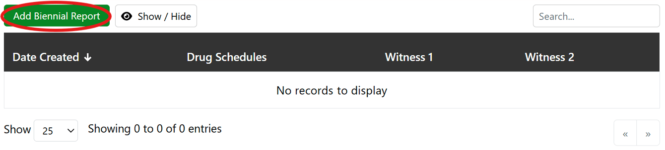 DEA Biennial Controlled Substance Inventory Form